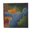 "Untitled" - AKBAR PADAMSEE (1928–2020), Oil on Canvas. A vivid and ...