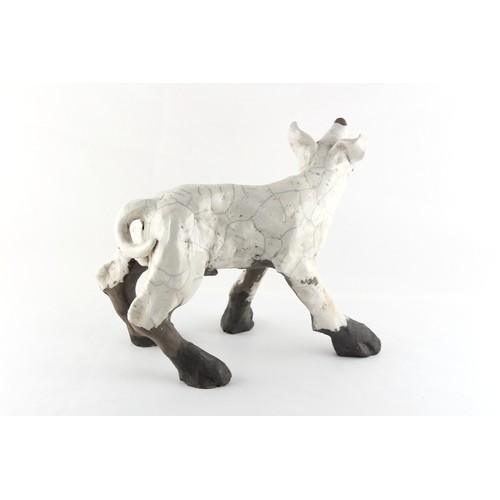 Property of a lady - Ian Gregory (1942-2021) - a raku glazed studio ...