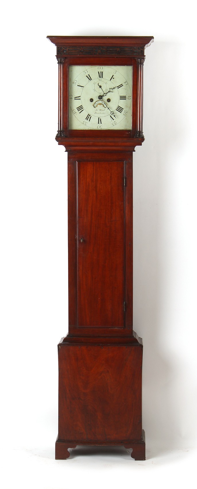 Property of a deceased estate - a George III mahogany 8-day striking ...