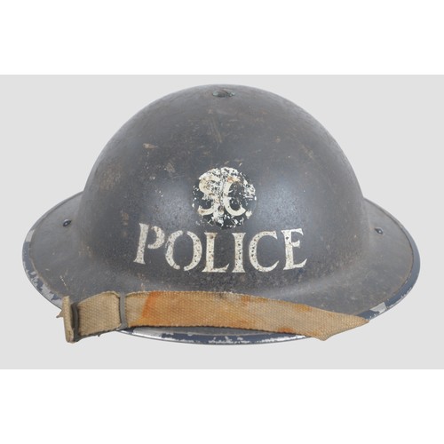 WW2 British Police Special Constables helmet dated 1939 to liner ...