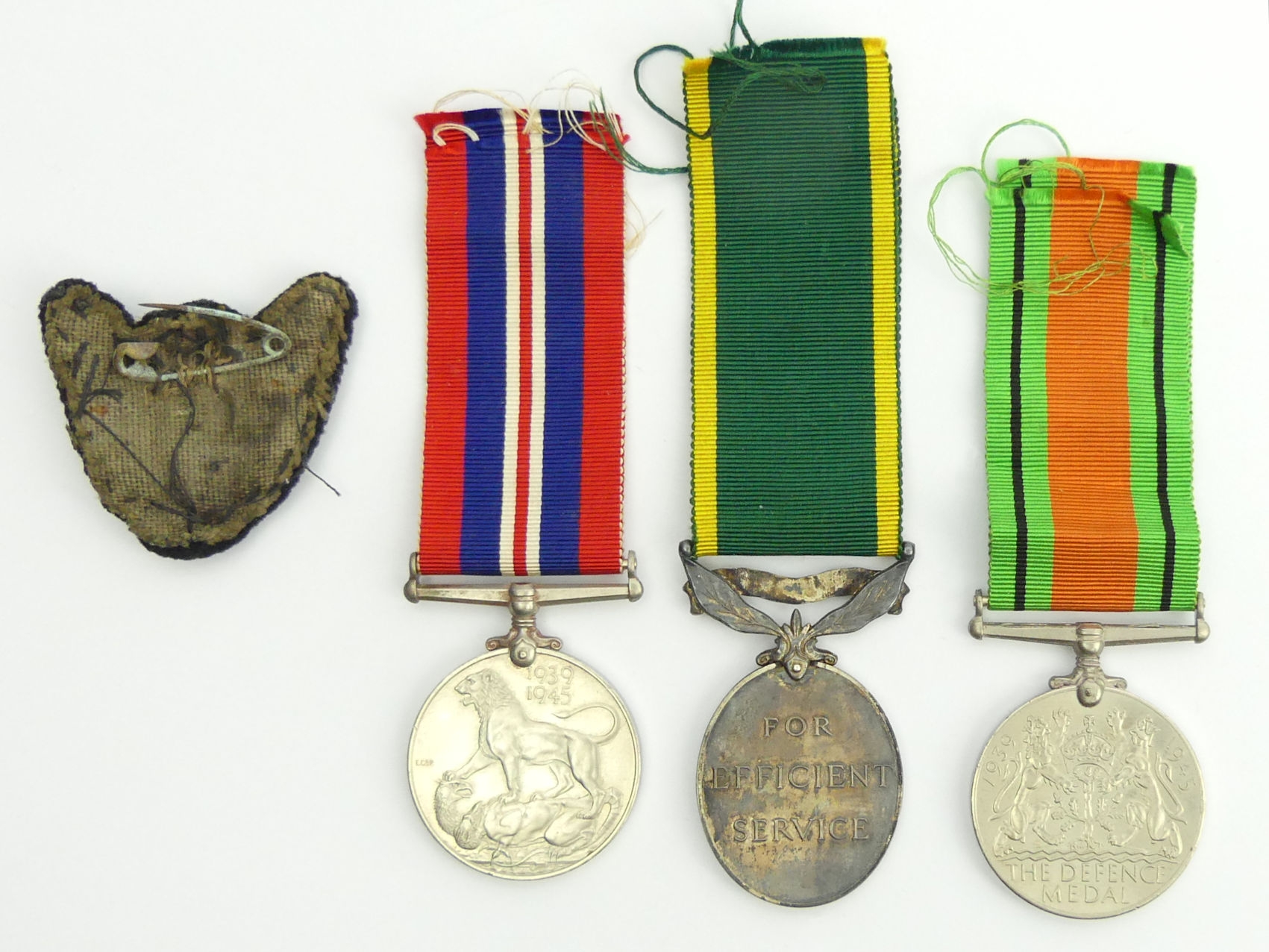 World War II medal group including Territorial for Efficient Service ...