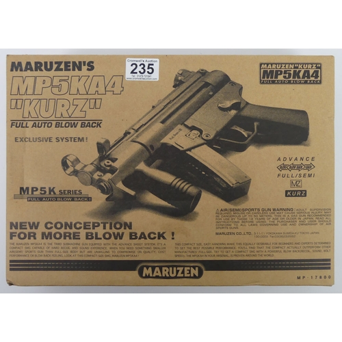 Maruzens MP5KA4 'Kurz' gas powered sports gun, boxed with instructions ...