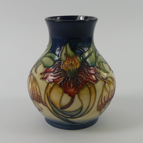 Moorcroft 'Anna Lily' pattern vase by Nicola Slaney, signed and dated ...