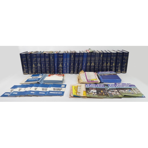 A large collection of Tottenham Hotspur football programmes in official ...