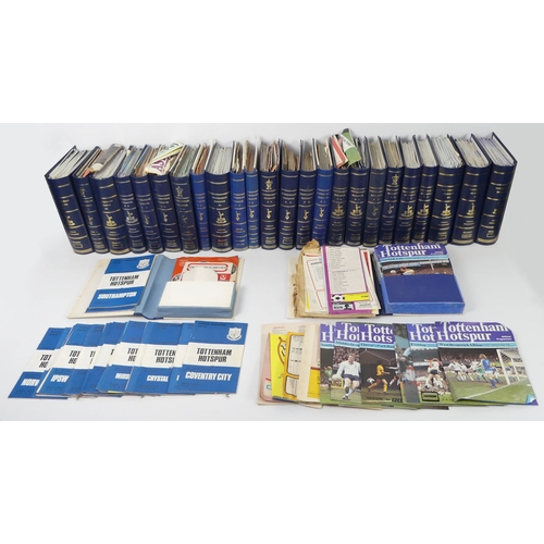 A large collection of Tottenham Hotspur football programmes in official ...