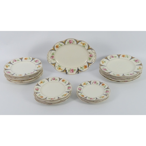 30 pieces of J&G Meakin 'Chelsea Period' tableware to include dinner ...