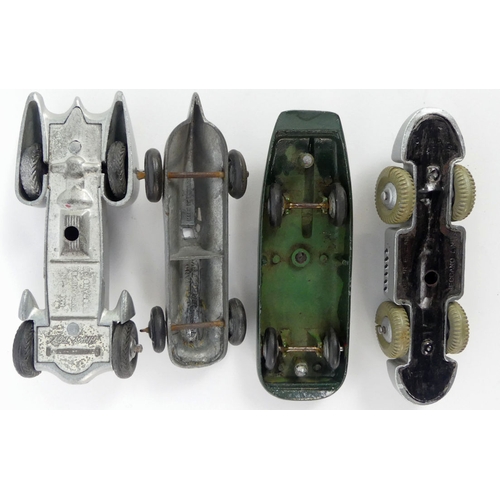 Box of die cast to include Britains 1930's Bluebird, Corgi Toys 153 ...