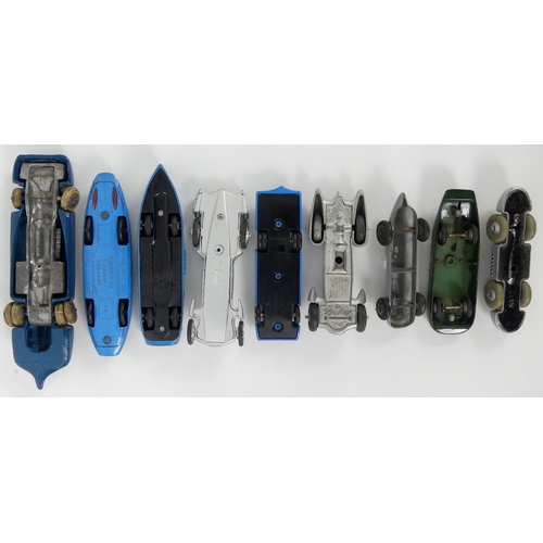 Box of die cast to include Britains 1930's Bluebird, Corgi Toys 153 ...