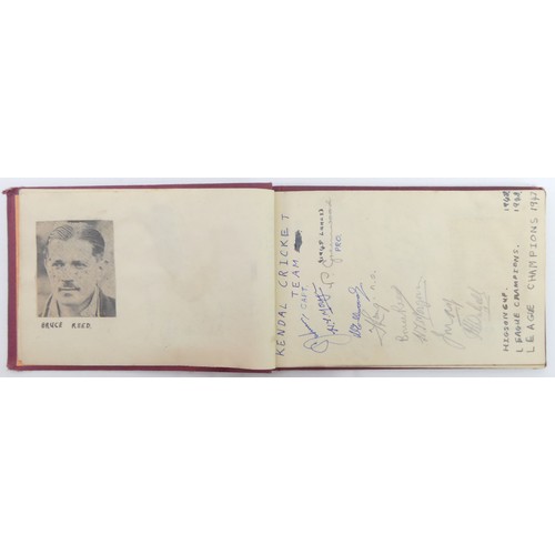 An autograph book of actors and sports stars, including, J. Arthur Rank ...