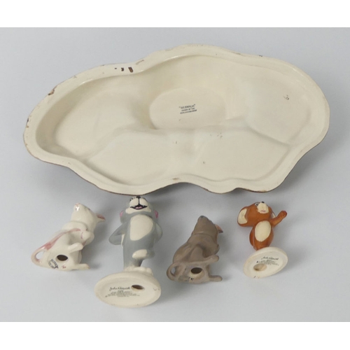 John Beswick Tom & Jerry figure, together with two Beswick mice and a ...