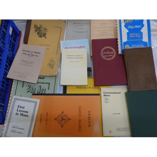 A collection of Nineteen Manx language books and booklets