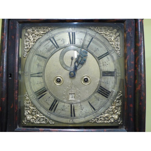 Early 18thC long case 8 day clock by Thomas Cartwright, London ...