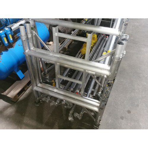 1 alloy access tower by Youngman Boss comprising 4 large side sections ...