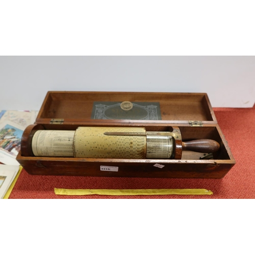 A vintage stanley spiral slide rule/Fuller calculator with original ...
