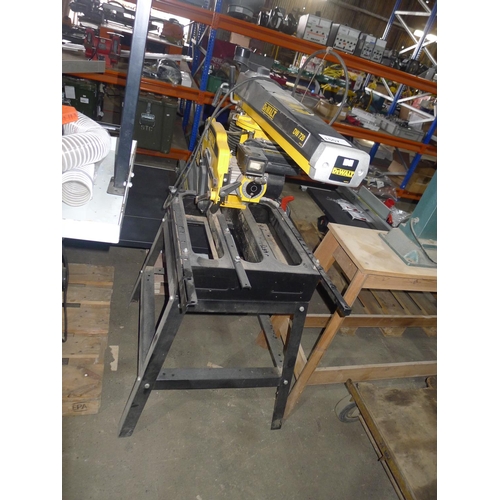 1 radial arm cross cut saw by Dewalt type DW720, 240v