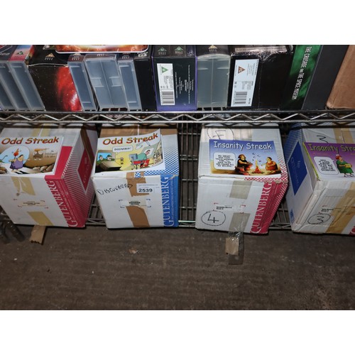 4 X boxes containing a quantity of odd streak 1 & 2 insanity streak 3 ...
