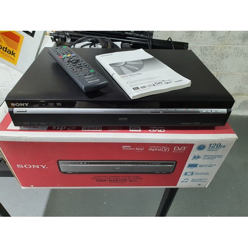 A Sony DVD/hard disc recorder type RDR-HXD770 120gb - trade