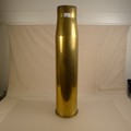 A British Royal Navy shell case from, a 4.5 inch Mark 8 naval gun ...