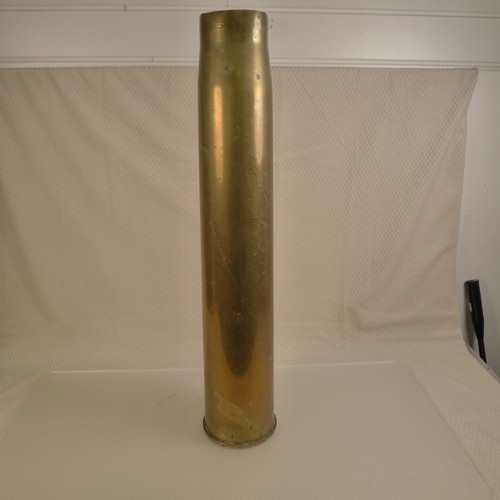 A British 3.7 inch anti aircraft shell case dated 1940 approx 68cm high ...