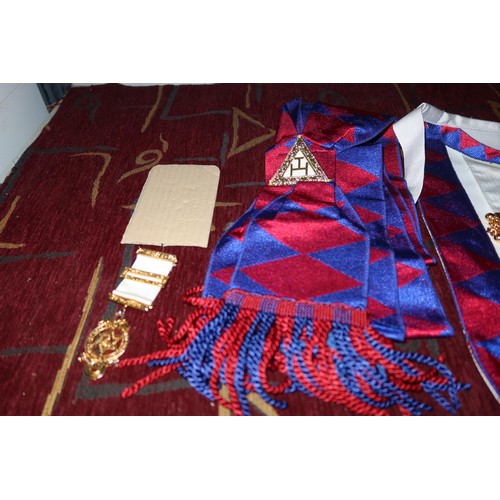 A small quantity of miscellaneous Masonic regalia