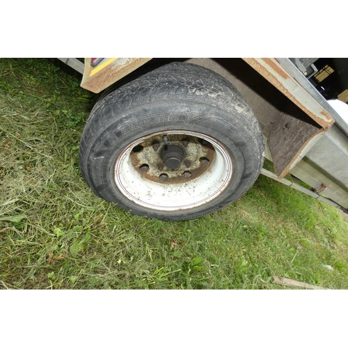 A single axle braked trailer by Logic, net weight 360kg, gross weight ...