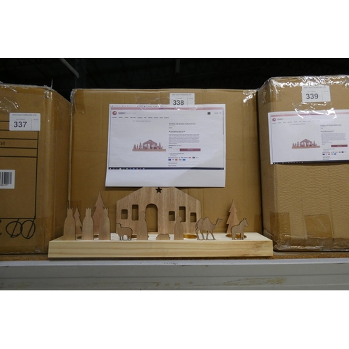 1 box containing 16 x Shoeless Joe wooden nativity scenes RRP £13.99 ...