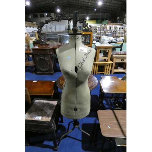 A vintage adjustable dressmakers dummy