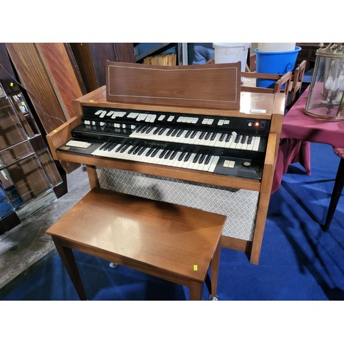 A 1960s vintage double keyboard Hammond L/T Series (1/200?) organ with ...