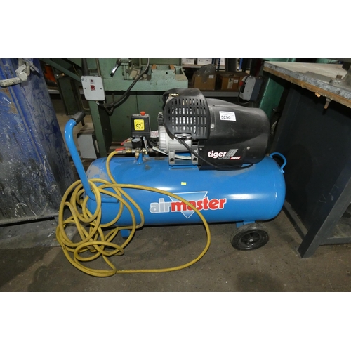 1 x Airmaster compressor type Tiger 16/1050 Turbo 240v