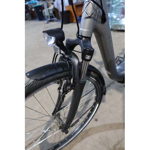 CAT ALT: 1 x Kalkhoff Agattu 3 light grey battery powered pedal ...