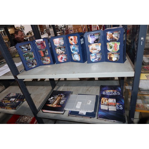 A large collection of Doctor Who Battle in time trading cards ...