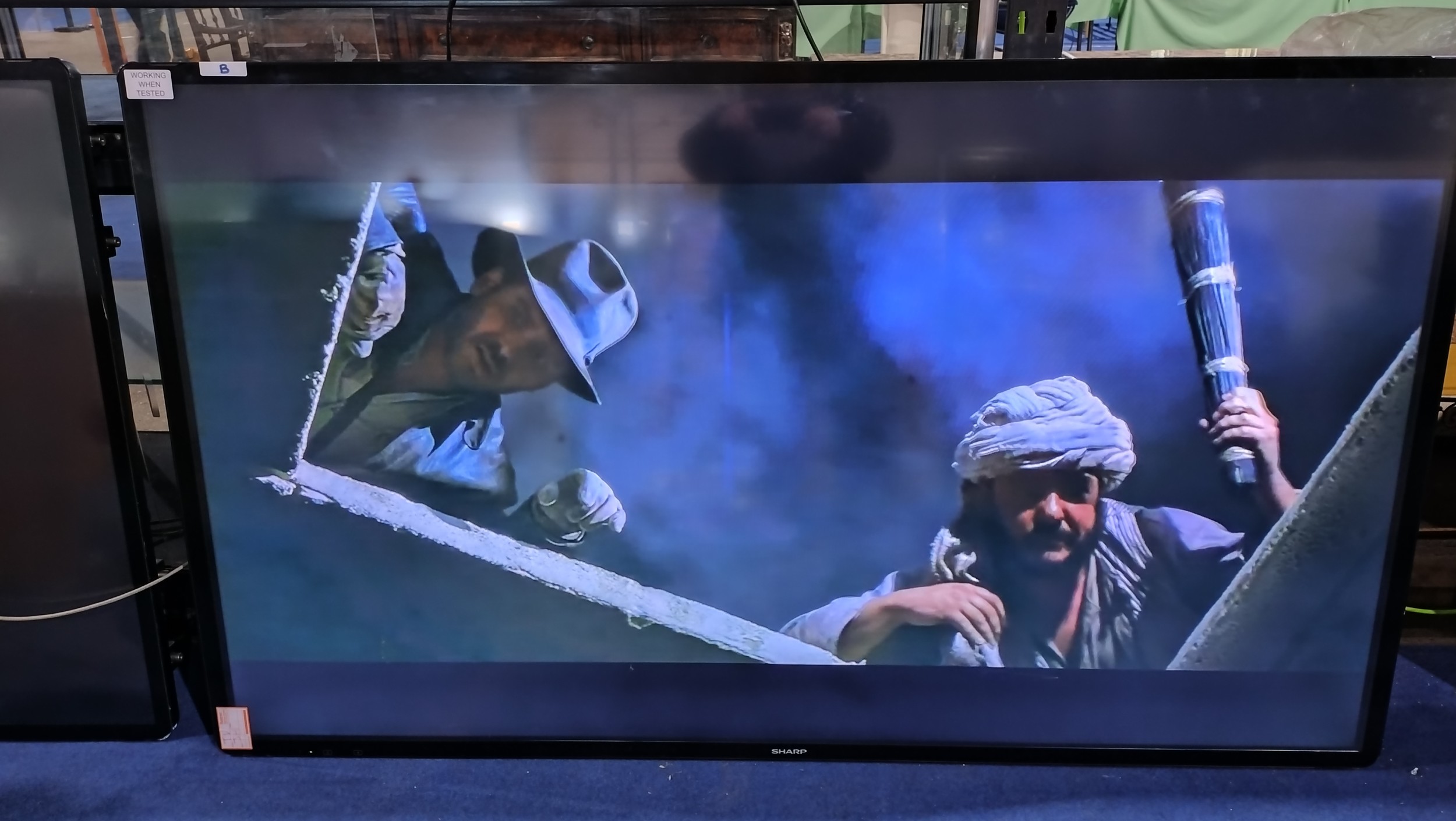 A Large 80 inch touch screen monitor with hdmi slots by Sharp type PN ...