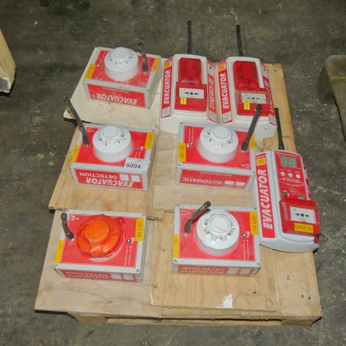 3 x Evacuator Synergy RF wireless fire alarm base stations and 5 x ...