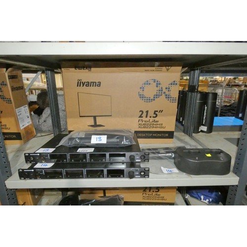 2 x Beyer Dynamic NE914 microphone receivers with microphones ...