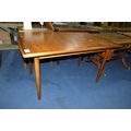 A mid 20th century vintage rectangular topped teak Meredew extending ...