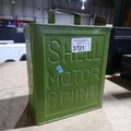 A vintage Shell motor spirit can