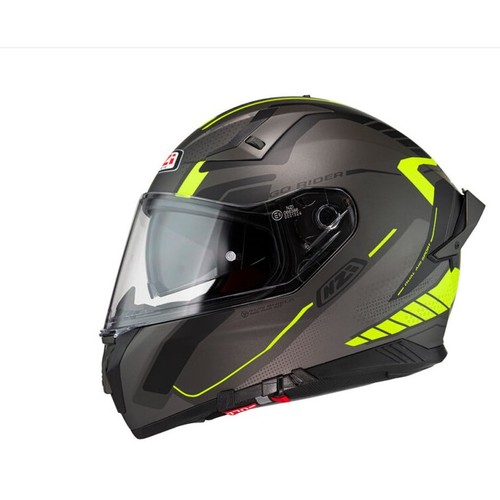 1 x NZi motorcycle helmet type Go Rider Stream Motion anthracite, black ...
