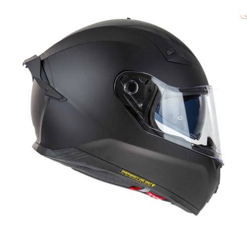 1 x NZi motorcycle helmet type Go Rider Stream matt black size L RRP £ ...