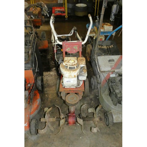 1 x petrol engine rotavator - probably by Mountfield