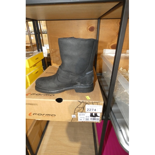 A pair of Forma Gem Dry womens motorcycle boots RRP £143 size EUR 38