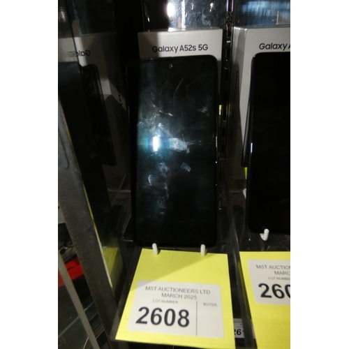 A Samsung Galaxy A52s 5G with 128gb storage model SM-A528B-DS in ...