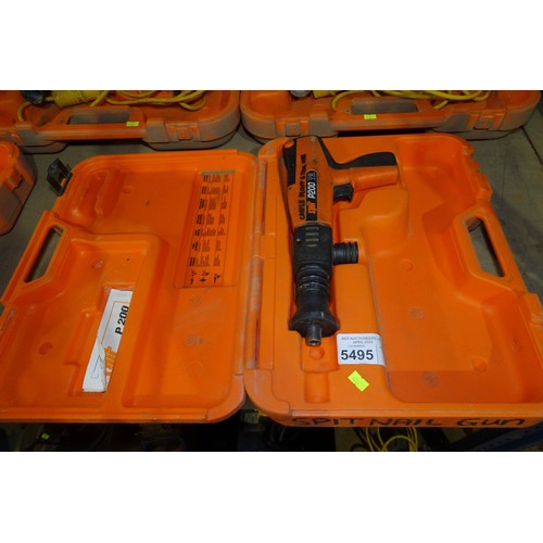 1 x Spit P200 power actuated nail gun with orange plastic carry case