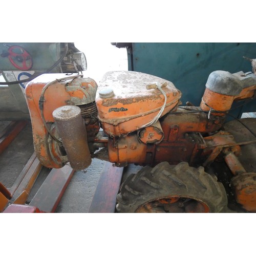 1 x vintage Howard type 700 petrol engine rotavator