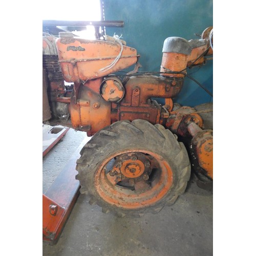 1 x vintage Howard type 700 petrol engine rotavator