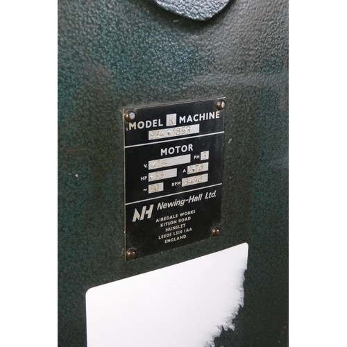 1 x Newing-Hall model K pantograph engraver 3ph with 1 x engraving vice ...