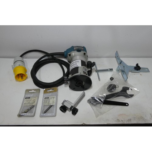 1 x Makita RT0700C router / laminate trimmer 110v supplied with various ...