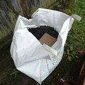 1 x Dumpy bag containing a quantity of short black elastic strips each ...