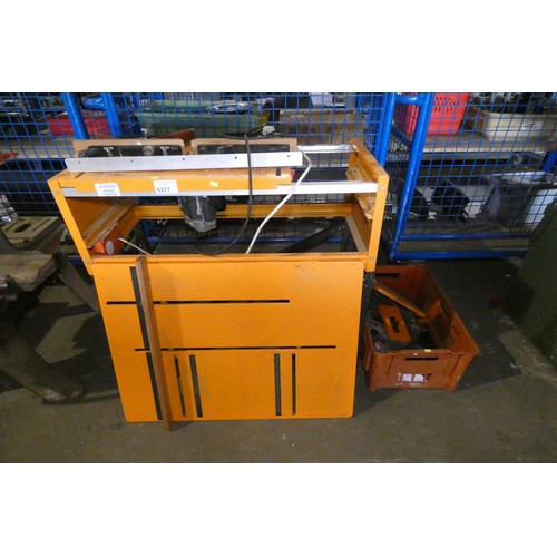 A Triton Workcentre Mk3 New Series router and jigsaw table fitted with ...