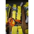 2 x ex-MOD Spanset load lashing ratchet straps type LC:5000daN 2.88m