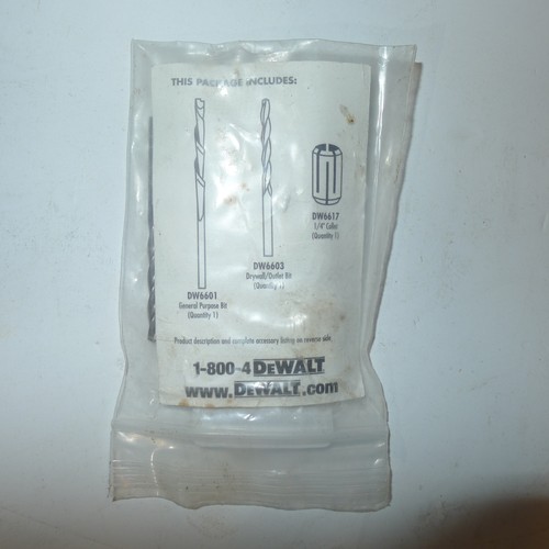 14 x packs of various Dewalt cut out tool bits (1/4 and 1/8 inch shanks ...
